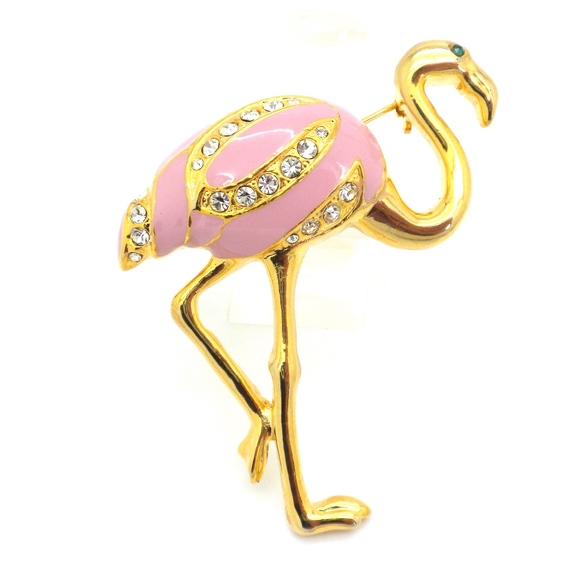 Jewelry | Flamingo Brooch Pin | Poshmark